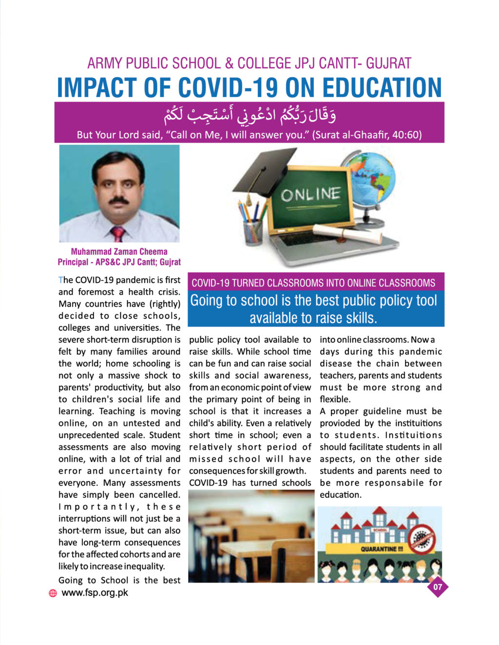 MAGAZINE CONTEST – FSP