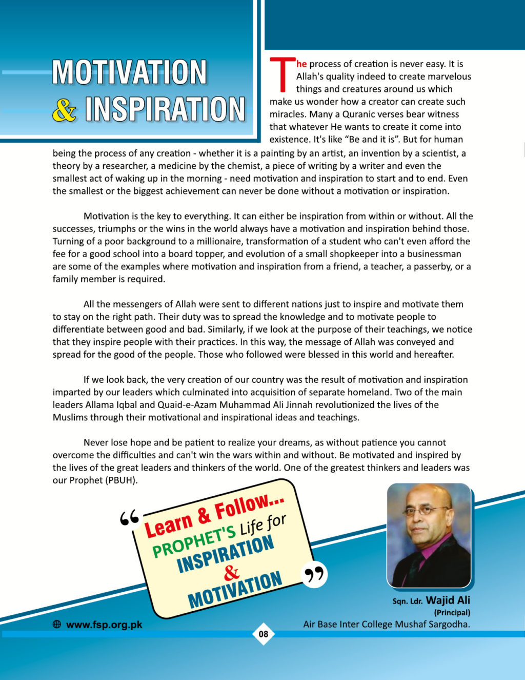 MAGAZINE CONTEST – FSP