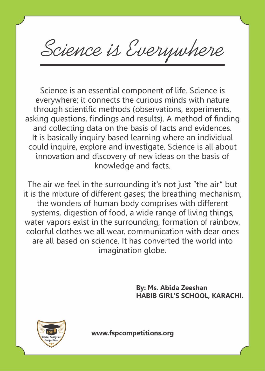 Science Contest – FSP