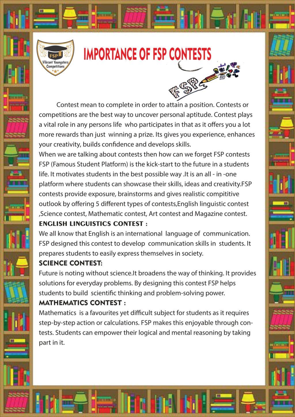 Science Contest – FSP