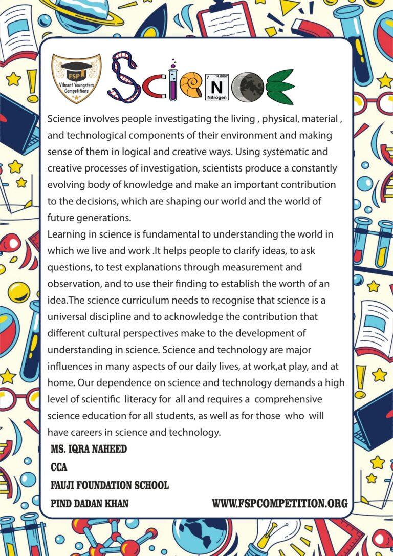 Science Contest – FSP